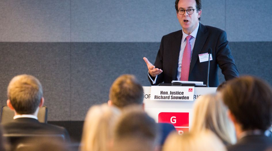 Mr Justice Snowden considers jurisdictional challenges ahead - Global ...